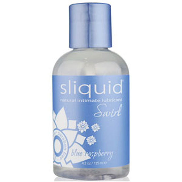 Sliquid Swirl Blue Raspberry Flavored Lubricant 4.2oz – Nice & Naughty