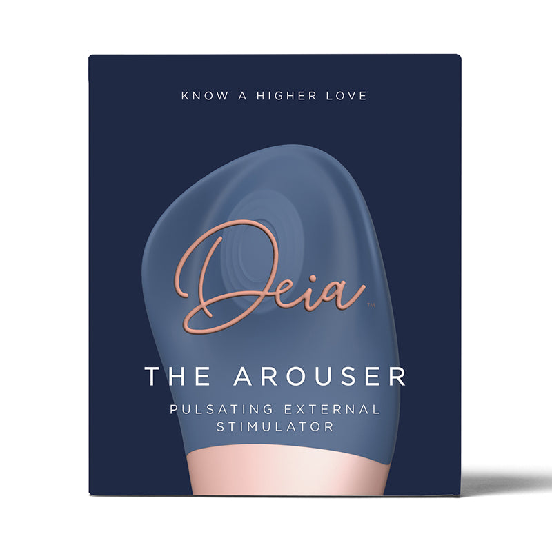 Deia The Arouser Pulsating External Stimulator Silicone Blue – Nice ...